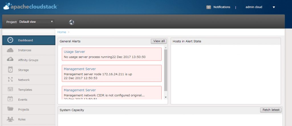 Windows 10 の Hyper-V で Apache CloudStack 検証環境を構築する:第3回 #HyperV #Apache #CloudStack - クリエーションライン株式会社