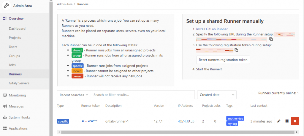 GitLab Runnerの情報を確認する方法 #gitlab #gitlabjp #developers #Csharp - クリエーションライン株式会社