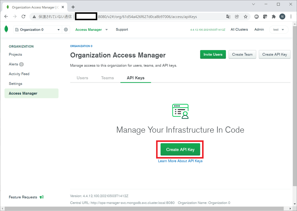 Mongodb Kubernetes Operatorでkubernetes上にmongodbをデプロイする。 Mongodb